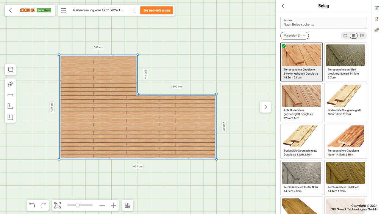 OBI 3D Terrassenplaner [redPlant Realtime Studio]