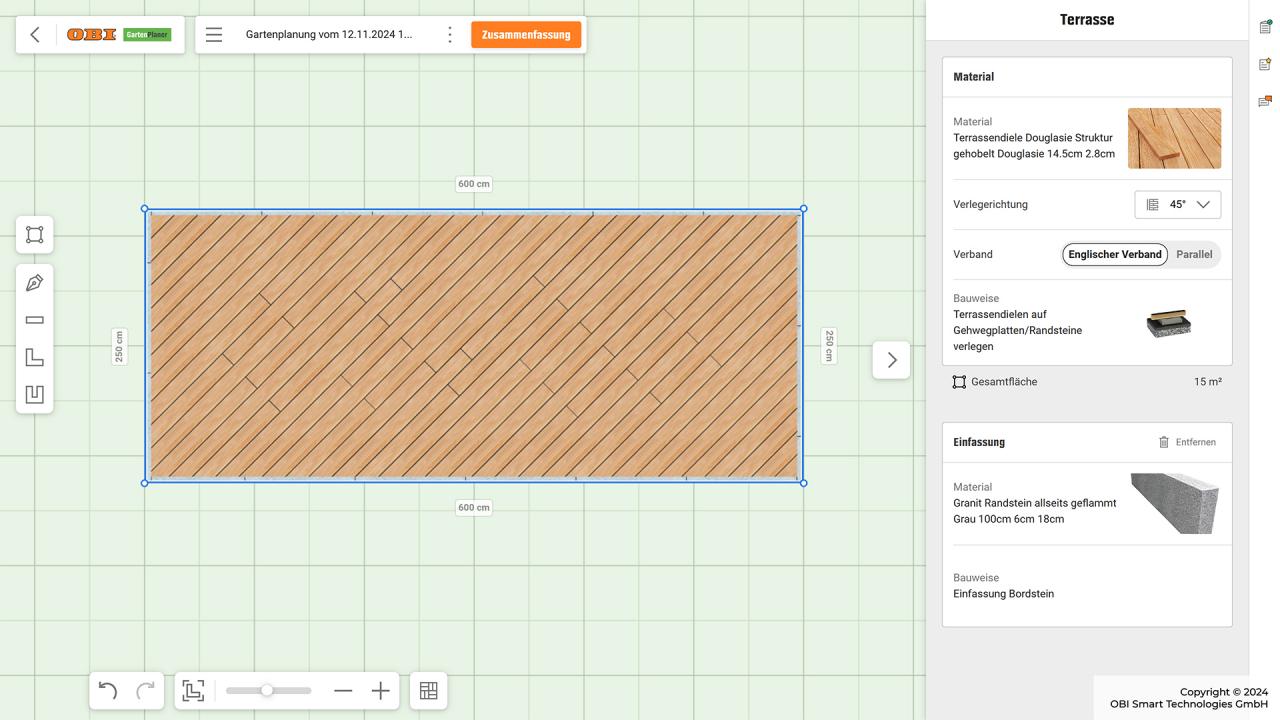 OBI 3D Terrassenplaner [redPlant Realtime Studio]